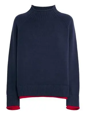 Rag & Bone Rag & Bone Cotton-Wool Hazel Sweater Navy