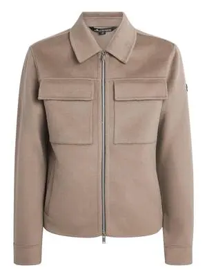 Moose Knuckles Wool-cashmere-silk Jacques Jacket - Green
