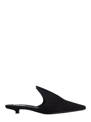 Alaïa Suede Pointy Mules 25 - Black