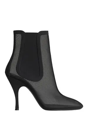 Alaïa Meshed Heeled Chelsea Boots 100 - Black