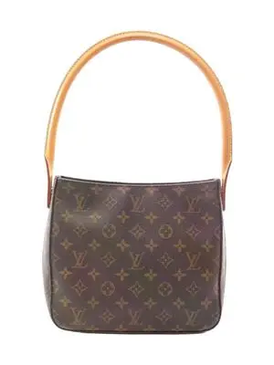 LOUIS VUITTON 2001 Mm Looping Monogram Shoulder Bag - Brown
