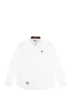 AAPE BY *A BATHING APE Moonface Embroidered Shirt - Black