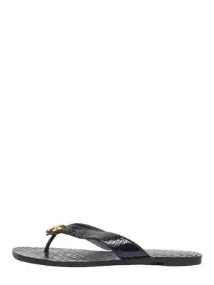 Tory Burch Tory Burch Miller Logo-Medallion Sandals Black