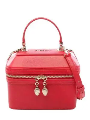 BVLGARI Serpenti Vanity Bag - Red