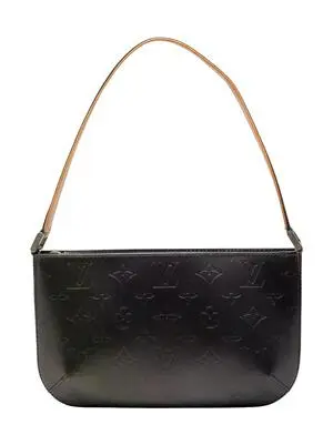 LOUIS VUITTON Louis Vuitton Monogram Mat Fowler Shoulder Bag Grey