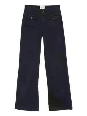 MAISON123 Tiago Button-pocket Wide-leg Jeans - Blue