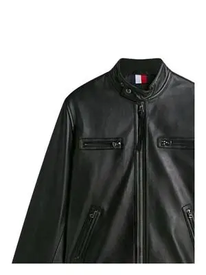 TOMMY HILFIGER Tommy Hilfiger Leather Racer Jacket