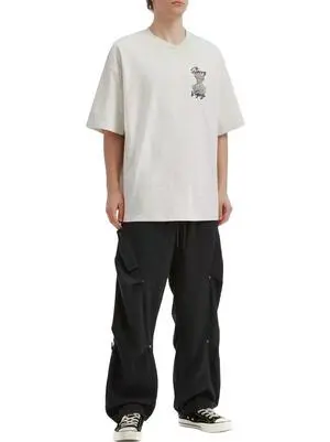 MUSIUM DIV. Graphic-print T-shirt - Grey