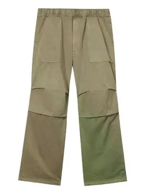 IZZUE Logo-patch Straight-leg Trousers