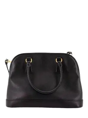 Prada Open Promenade Saffiano Leather Tote - Black