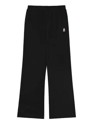 CHOCOOLATE Logo-patch Wide-leg Track Pants Black