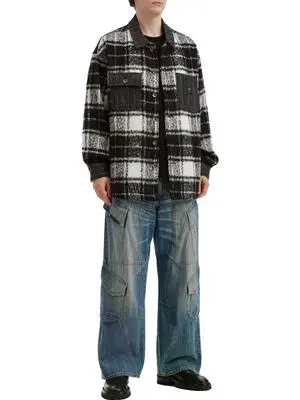 FIVE CM Faded Cargo Pants - Blue