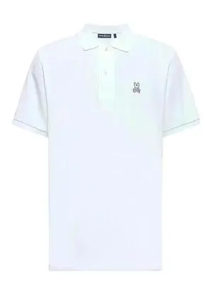 Psycho Bunny Logo-embroidered Piqué Polo Shirt - White