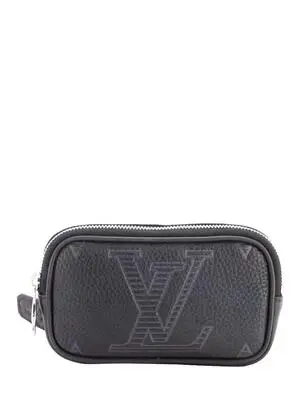 LOUIS VUITTON Monogram Shadow Belt Bag - Black