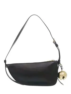 Burberry Burberry Lambskin Shield Shoulder Bag Black