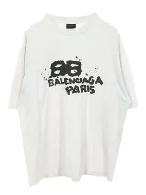 Balenciaga 2010s Logo-print T-shirt - White