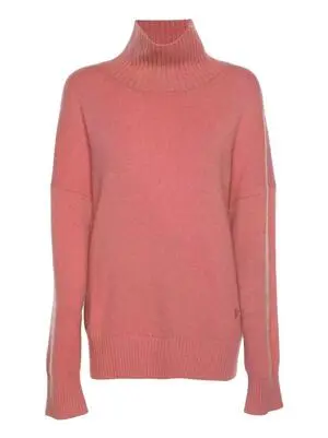 MAJE Maje Rib-Knit Turtleneck Sweater