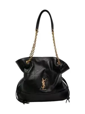 Saint Laurent Jamie Shopping Lambskin Bag - Black