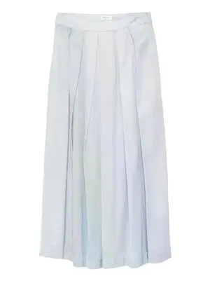 MAISON123 Pleated Skirt - Blue