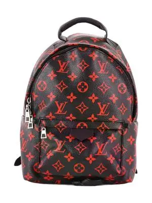 LOUIS VUITTON Monogram Palm Springs Backpack - Black