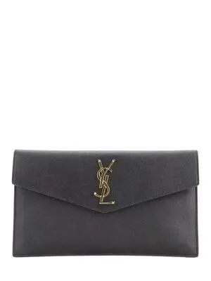 SAINT LAURENT Saint Laurent Uptown Pouch Leather Clutch Bag