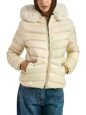 COLMAR Quilted Puffer Jacket - Neutrals