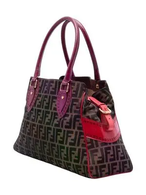 Fendi Zucca Canvas Etniko Du Jour Handbag - Brown