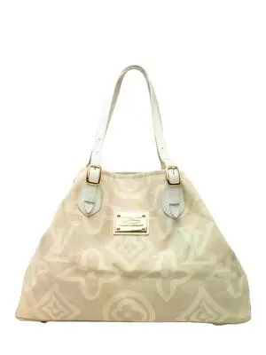 LOUIS VUITTON Louis Vuitton Monogram Tahitienne Cabas GM Tote Bag Neutrals