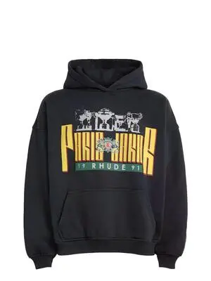 Rhude Trofeo Logo-print Hoodie - Black