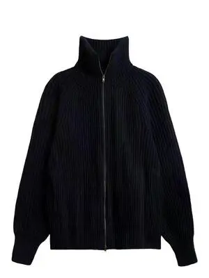 Soeur Jasper Ribbed-knit Jacket - Blue