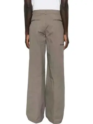 Rick Owens Drawstring-waist Wide-leg Trousers - Grey