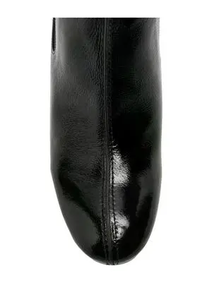 Chie Mihara Fronda Leather Ankle Boots - Black