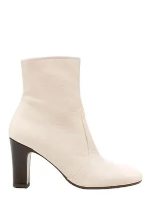 Chie Mihara Manel Leather Ankle Boots - Neutrals