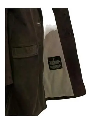SEMPER Semper Single-Breasted Leather Coat