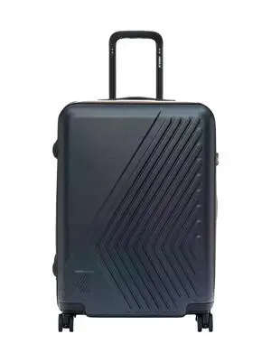 K-WAY Embossed Logo-detail Suitcase - Grey