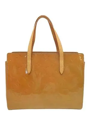 LOUIS VUITTON Monogram Vernis Catalina Bb Handbag - Brown