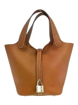 HERMÈS 18 Pm Taurillon Clemence Picotin Lock Tote Bag