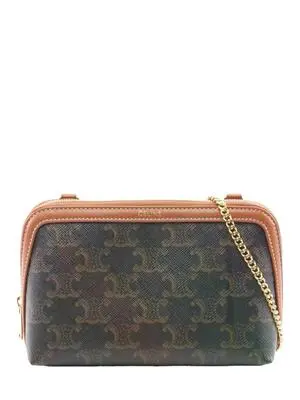 Celine Triomphe Clutch Bag - Brown