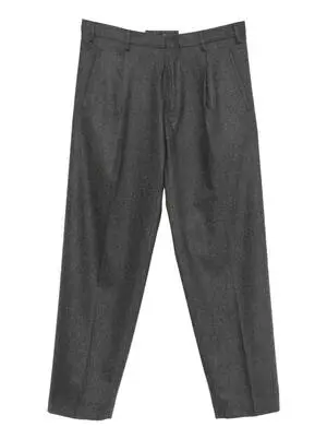 Incotex Pleated Straight-leg Trousers - Grey