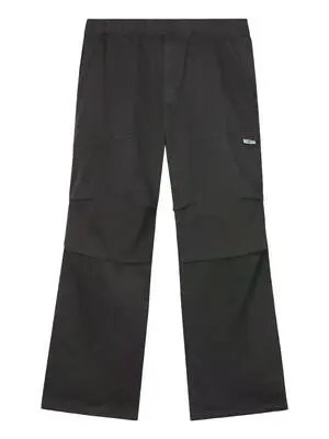 Izzue Panelled Elasticated-waist Trousers - Grey