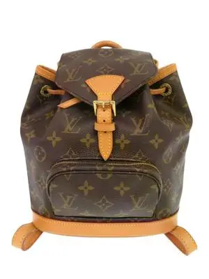 LOUIS VUITTON Louis Vuitton Monogram Mini Montsouris Backpack Brown