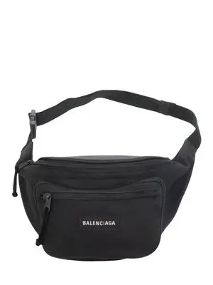 Balenciaga Nylon Explorer Belt Bag - Black