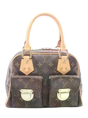LOUIS VUITTON Monogram Canvas Manhattan Tote Bag - Brown
