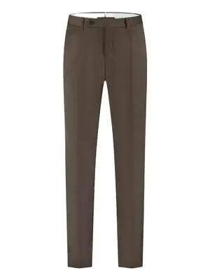 Incotex Pressed-crease Tailored Trousers - Brown