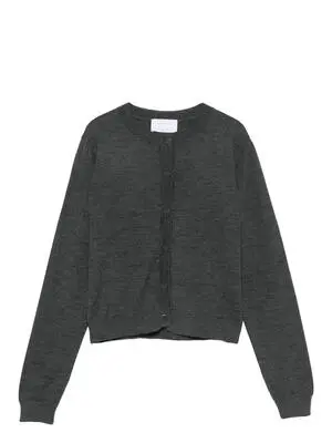 DANIELE FIESOLI Button-up Crew-neck Cardigan - Grey