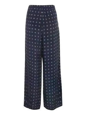 MAX MARA MAX MARA Motif-Print Silk Trousers