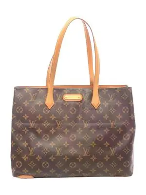 LOUIS VUITTON Wilshire Monogram Tote Bag - Brown