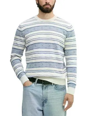 Guess Fair Isle Cable-knit Sweater - Neutrals