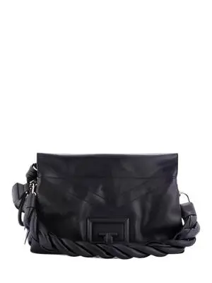 Givenchy Givenchy Leather Medium Shoulder Bag Black