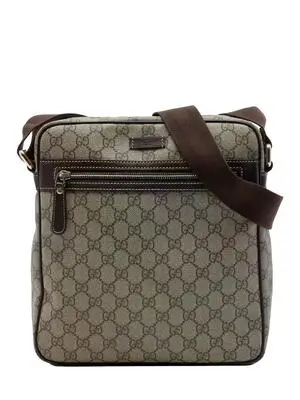 Gucci 2016-2026 Gg Supreme Crossbody Bag - Neutrals